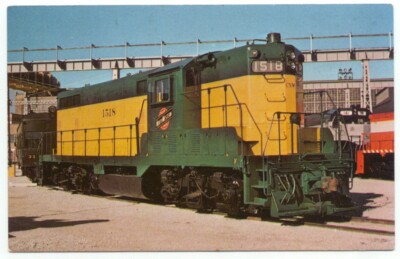Chicago & North Western Railroad GP 7 Train Engine Locomotive 1518 ...