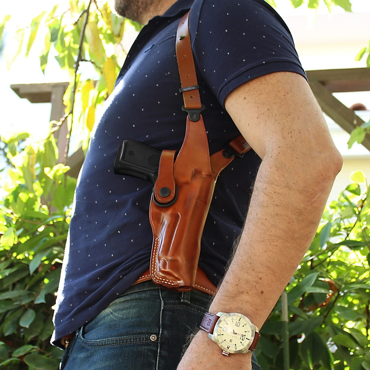 Vertical Shoulder Holster Glock 19