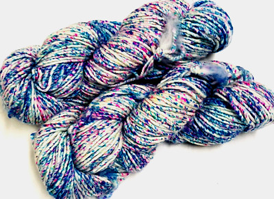 TURQUOISE+PINK 2 100gr Skeins 228yd Knit Picks MUSE ARAN Hd-Pnt Merino ...