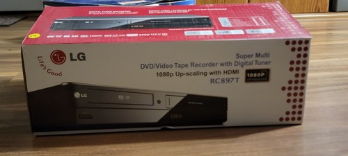 LG RC897T DVD VCR Combo Player VHS to DVD Recorder HDMI 1080p Digital ...