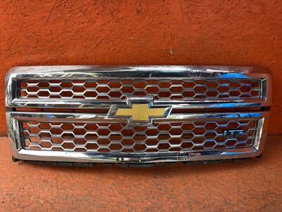 2014 2015 Chevrolet Silverado 1500 LTZ Grille Chrome Honeycomb OEM ...
