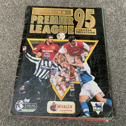 Merlin 1995 FA Premier League Sticker Album Collection Vintage Retro ...
