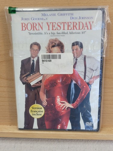 Born Yesterday (DVD, 1993, NEW) Melanie Griffith, John Goodman, English + French | eBay