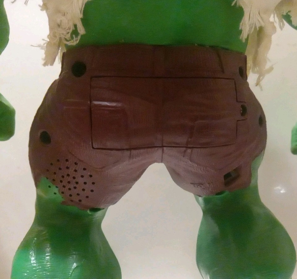 MARVEL 2003 ELECTRONIC STRETCH 'N ROAR HULK TALKING FIGURE PREOWNED ...