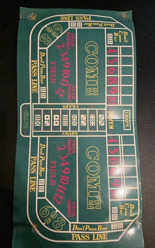 VINTAGE Waco Auto-Shooter Craps Table Automatic Dice Roller Complete ...