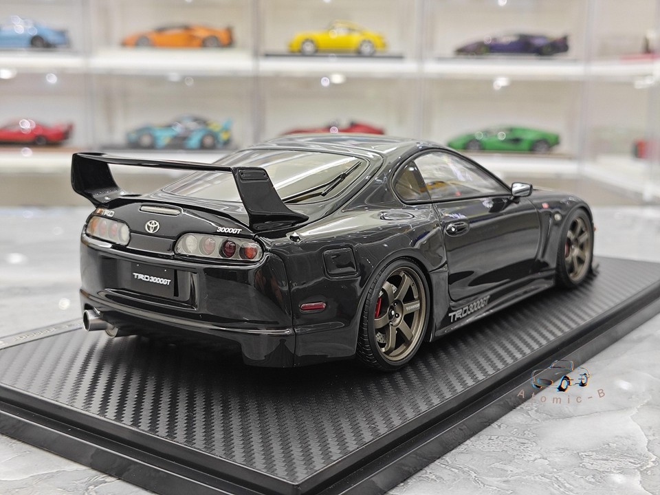 Ignition model IG 1:18 Toyota Subaru A80 TRD 3000GT JDM Black Resin Car ...