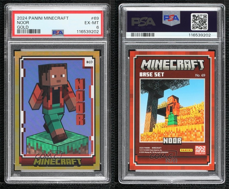 2024 Panini Minecraft Gold 83/99 Noor #69 PSA 6 i1f | eBay