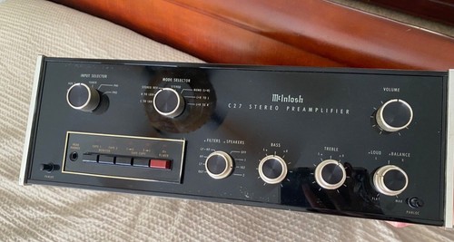 McIntosh c27 Stereo Preamplifier, great condition, works perfectly, no ...