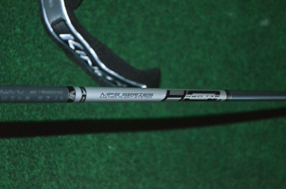New Cobra King F6 Black 3-4 Hybrid Regular Matrix MFS Red Tie Graphite ...