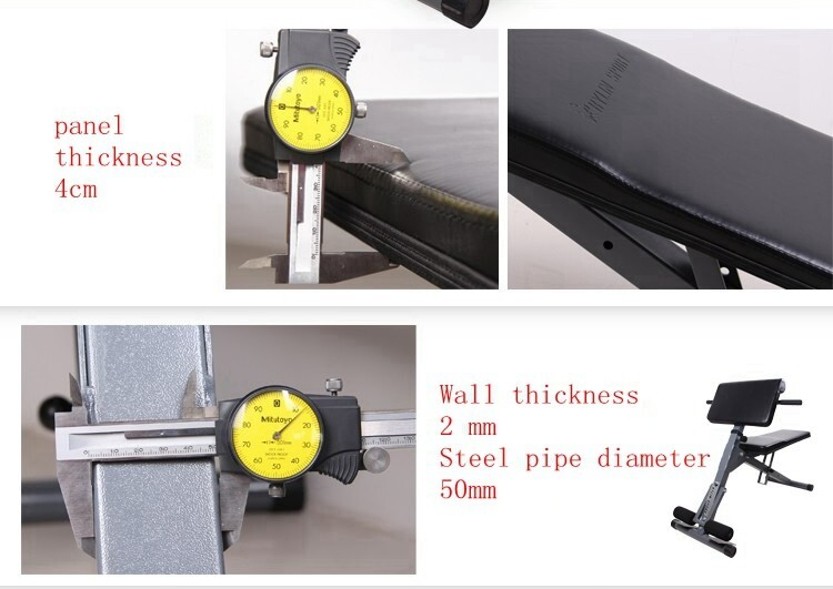 Multifunctional Roman Chair Foldable Reclining Board Fitness Dumbbell ...