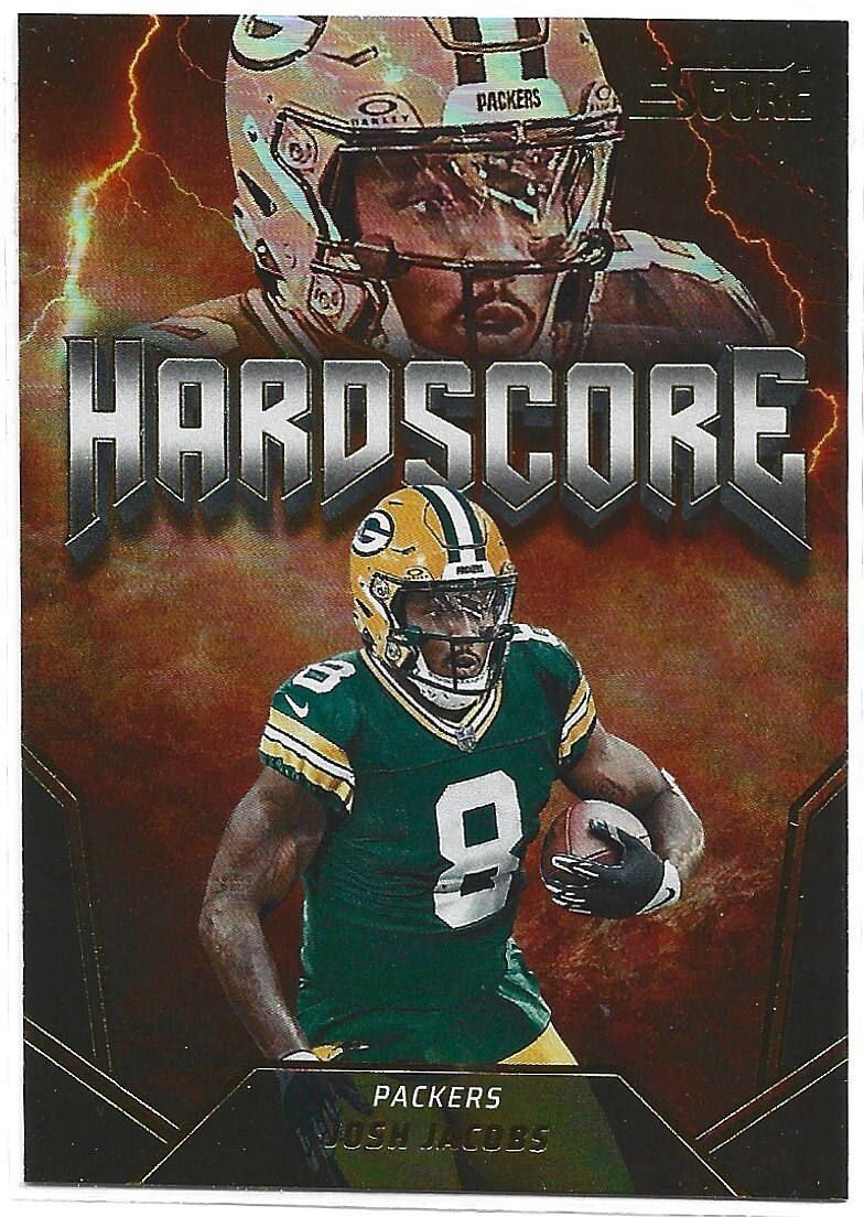 2024 SCORE JOSH JACOBS "HARDSCORE" SSP CASE HIT | eBay