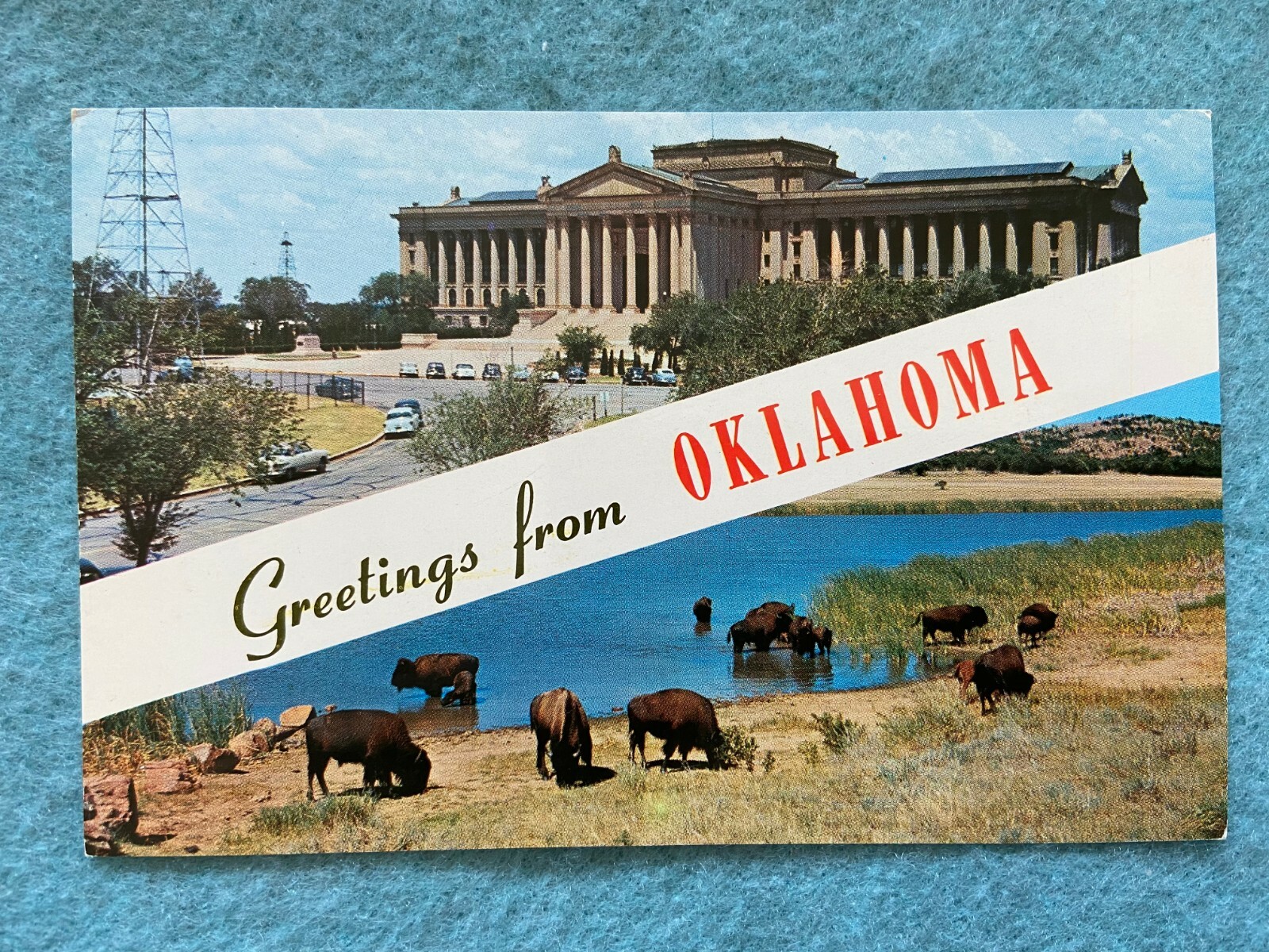 Greetings from Oklahoma Vintage Postcard | eBay
