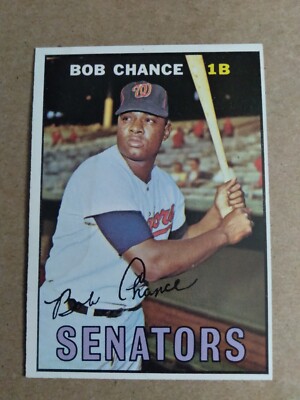 1967 Topps #349 Bob Chance, NM | eBay