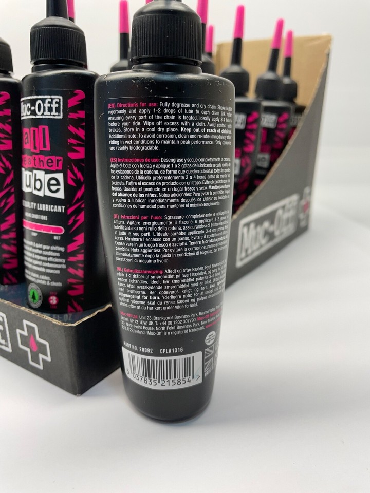 Muc-Off All Weather Lube Bike Cycle Chain Oil Muc Off Bicycle Chain ...