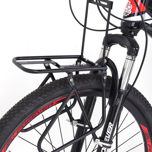 MTB Road Bike Front Pannier Rack Steel Bike Bracket Mountain Bike ...