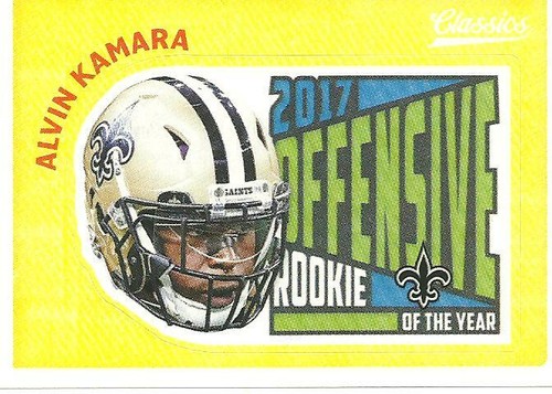 2018 Panini Classics Stickers #2 Alvin Kamara SAINTS | eBay