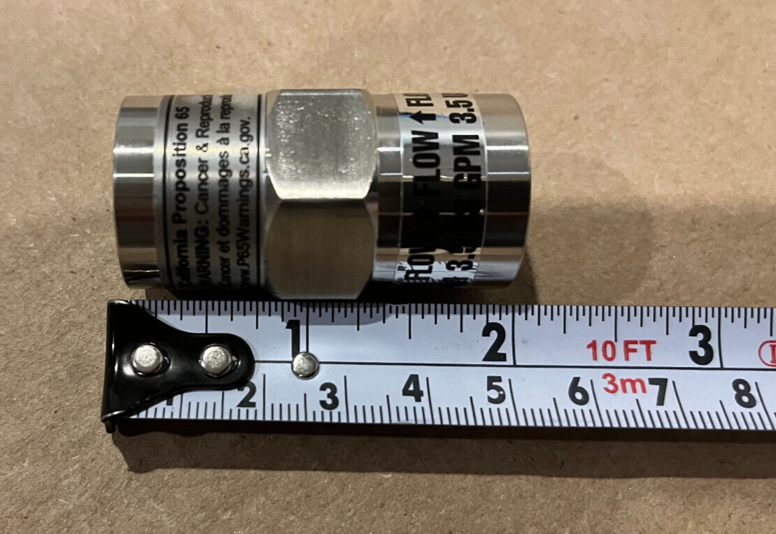 VIQUA FRSS-3.5 Flow Restrictor 3.5GPM 1/2" FNPT | eBay