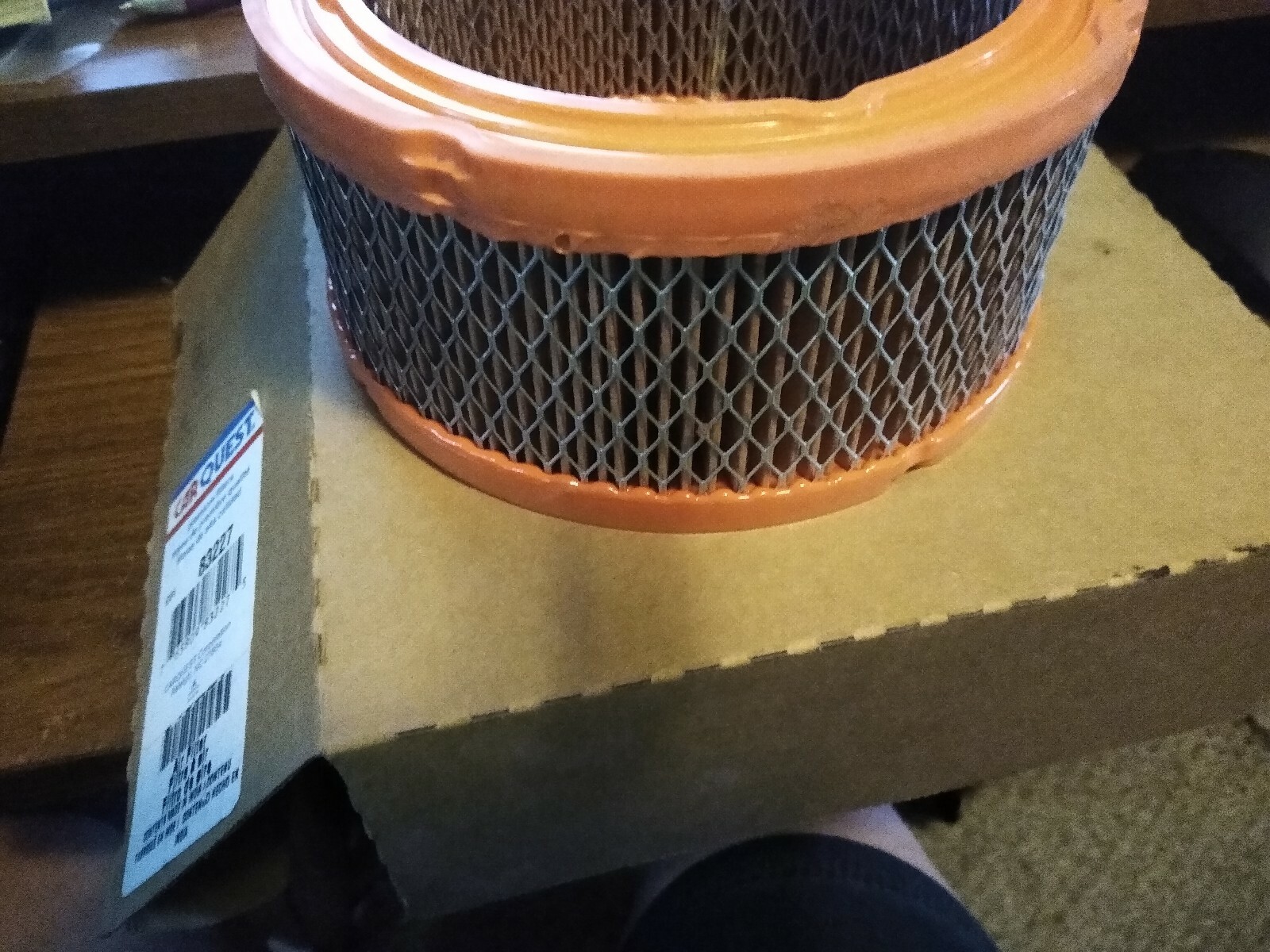 Carquest air filter # 83227 for generac generator about 6 1/2" round | eBay