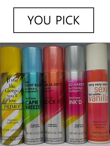 Designer Imposters Fragrance Body Spray 2.5oz Can-Parfums De Coeur | eBay