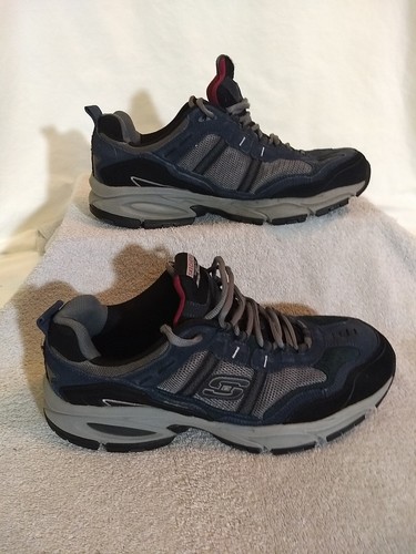 Skechers Mens Vigor 2.0 Navy/Gray Athletic Training Shoes, Size: 11 # ...