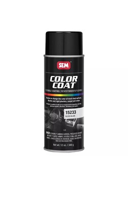SEM Color Coat 15233 Gloss Black Vinyl Spray Auto Paint 12 oz. NEW | eBay