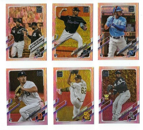 RAINBOW FOIL PARALLELS Complete Your Set 2021 Topps Series 1 You U Pick ...