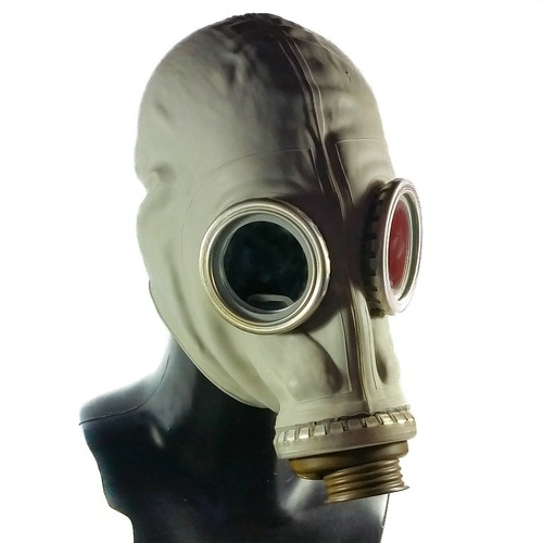 Soviet russian Gas mask GP-5. Grey rubber New, Nos. Size Large | eBay
