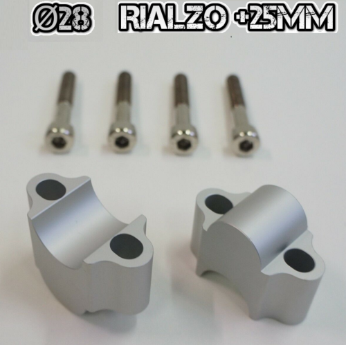 Universal Handlebar Risers +25 mm Hole Distance 4 cm Kit for ...