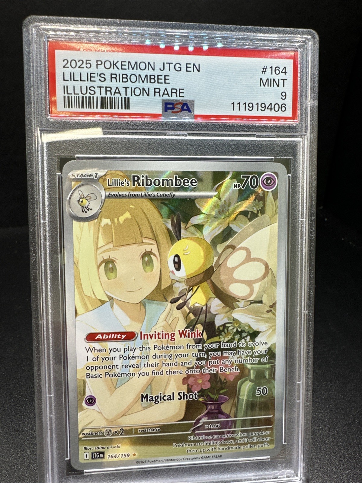 Lillie's Ribombee 164/159 Sv09: Journey Together Holo for sale online ...