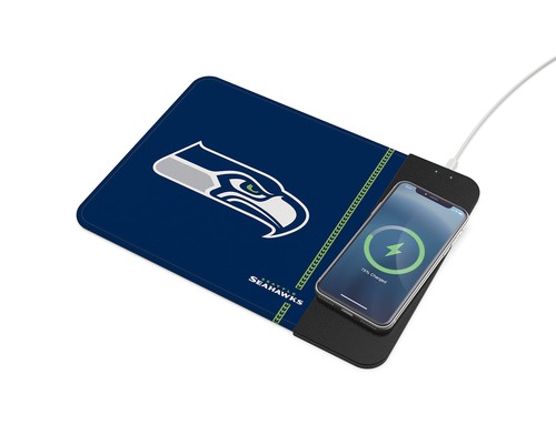 SOAR NFL Wireless Charging Mouse Pad, Seattle Seahawks One Size, Team ...