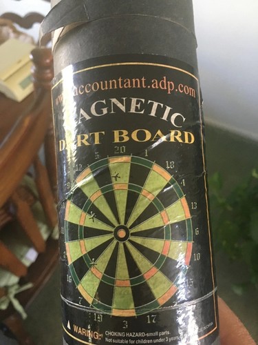 MAGNETIC DART BOARD Game Safe 6 Darts Set Indoor Child Safety Dartboard ...