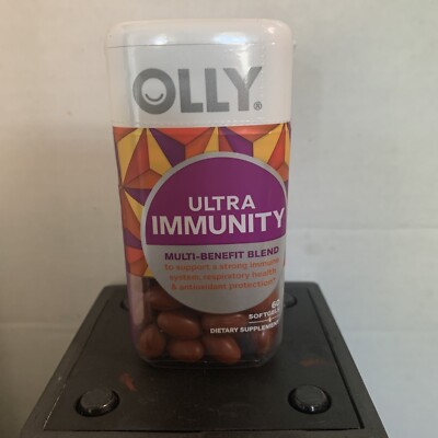 OLLY Ultra Strength Immunity Softgels, Immune and Respiratory Support ...