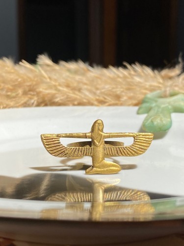 3 Egyptian Rings Goddess Rings Winged Isis Rings Handmade vintage ...