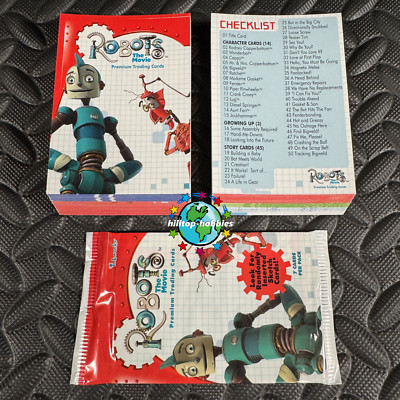 ROBOTS THE MOVIE COMPLETE 90-CARD TRADING CARDS SET 2005 INKWORKS ...