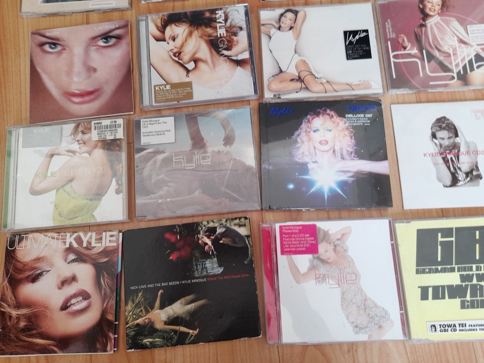 29 x kylie Minogue cd singles albums collection pwl posters promo | eBay UK
