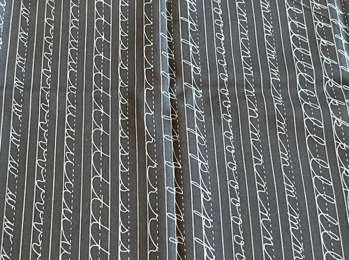 LAST 1 YD+ MODA MRS NELSON’S 2ND GRADE CURSIVE BACK TO SCHOOL ...