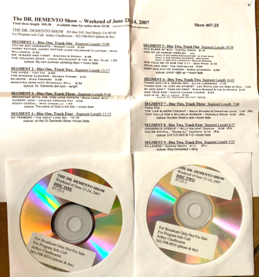 6/23/07 DR DEMENTO: CAPITOL STEPS, WEIRD AL YANKOVIC, TINY TIM, STEVENS & GRDNIC | eBay