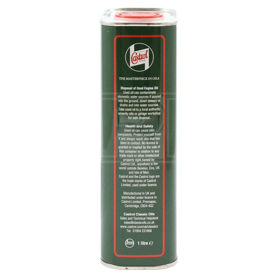 Castrol Classic XL 30 High Quality Monograde Engine Oil SAE30 Pre 1950 ...