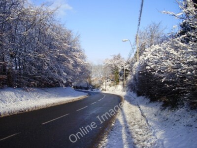 Photo 6x4 Ruthin in the snow Ruthin/Rhuthun Looking northwards down ...