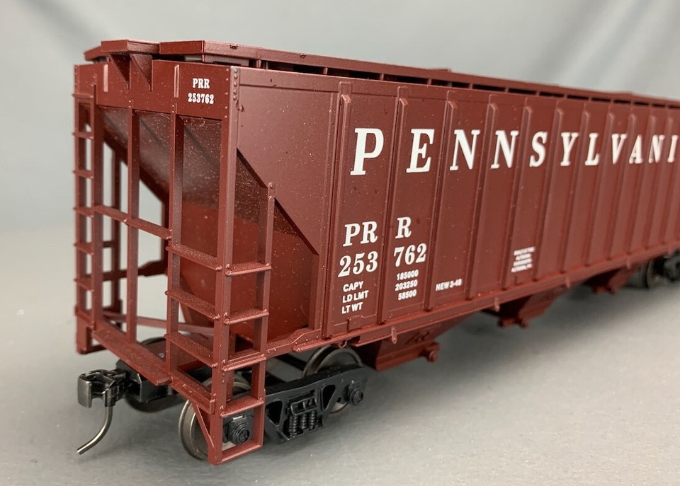 O Gauge Weaver PRR PS-2 Covered Hopper #253762 Kadee's, Metal Wls 2 ...