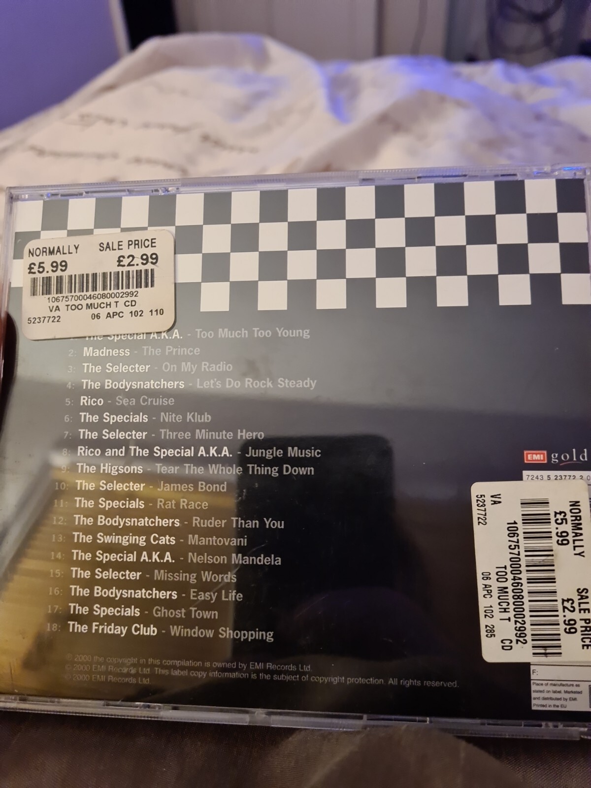 Too Much Two Tone Madness The Specials Selecter Higsons Bodysnatchers ...