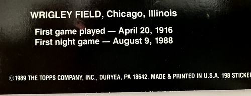 Topps MLB Baseball Sticker 1988 Yearbook Album 1989 Edition OREL ...
