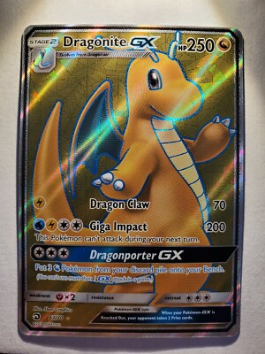 Dragonite GX 67/70 Dragon Majesty Full Art Ultra Rare -VLP- Pokemon DNA ...