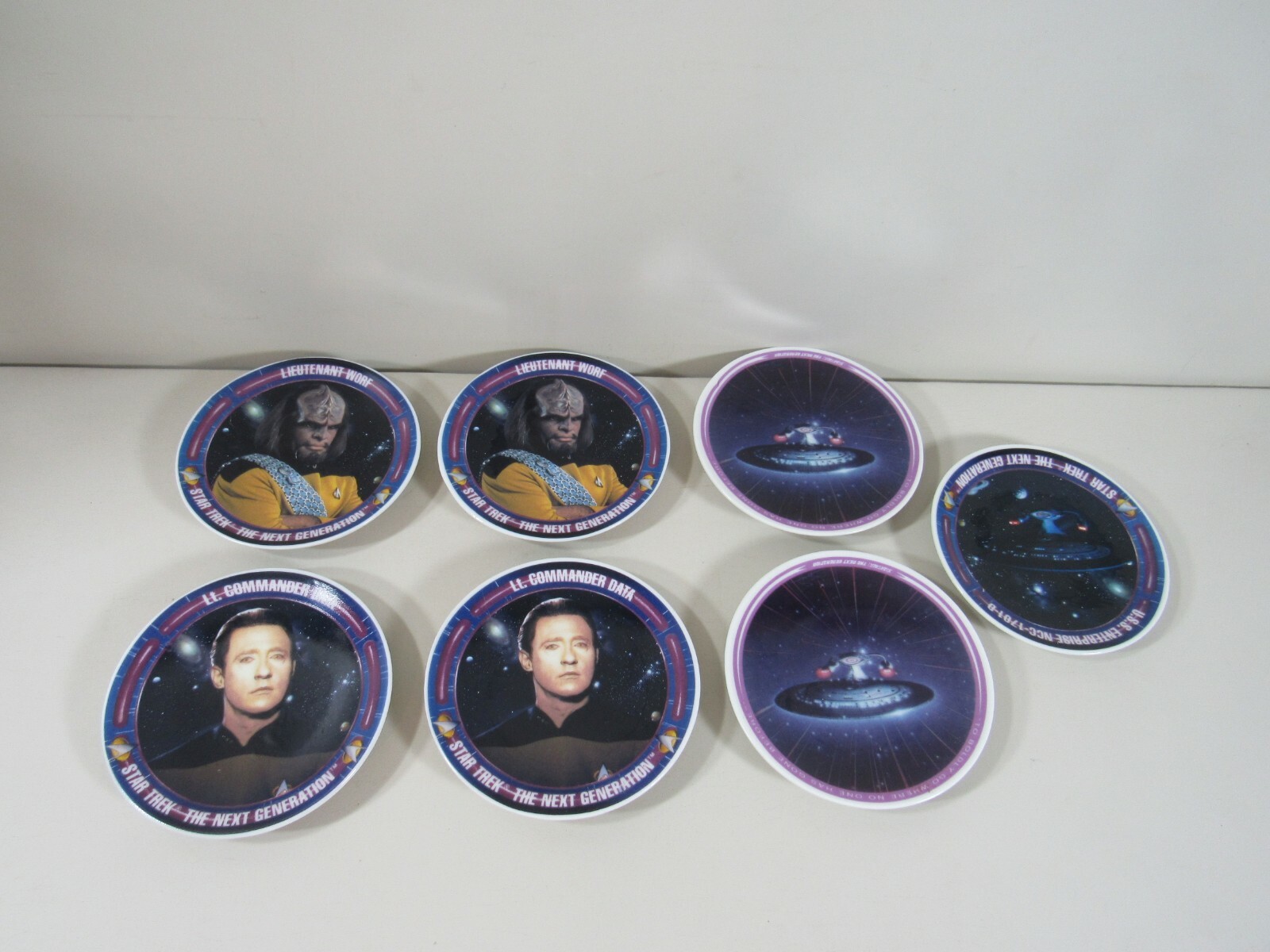 7 USS Enterprise Lieutenant Worf Commander Data Star Trek Generation ...