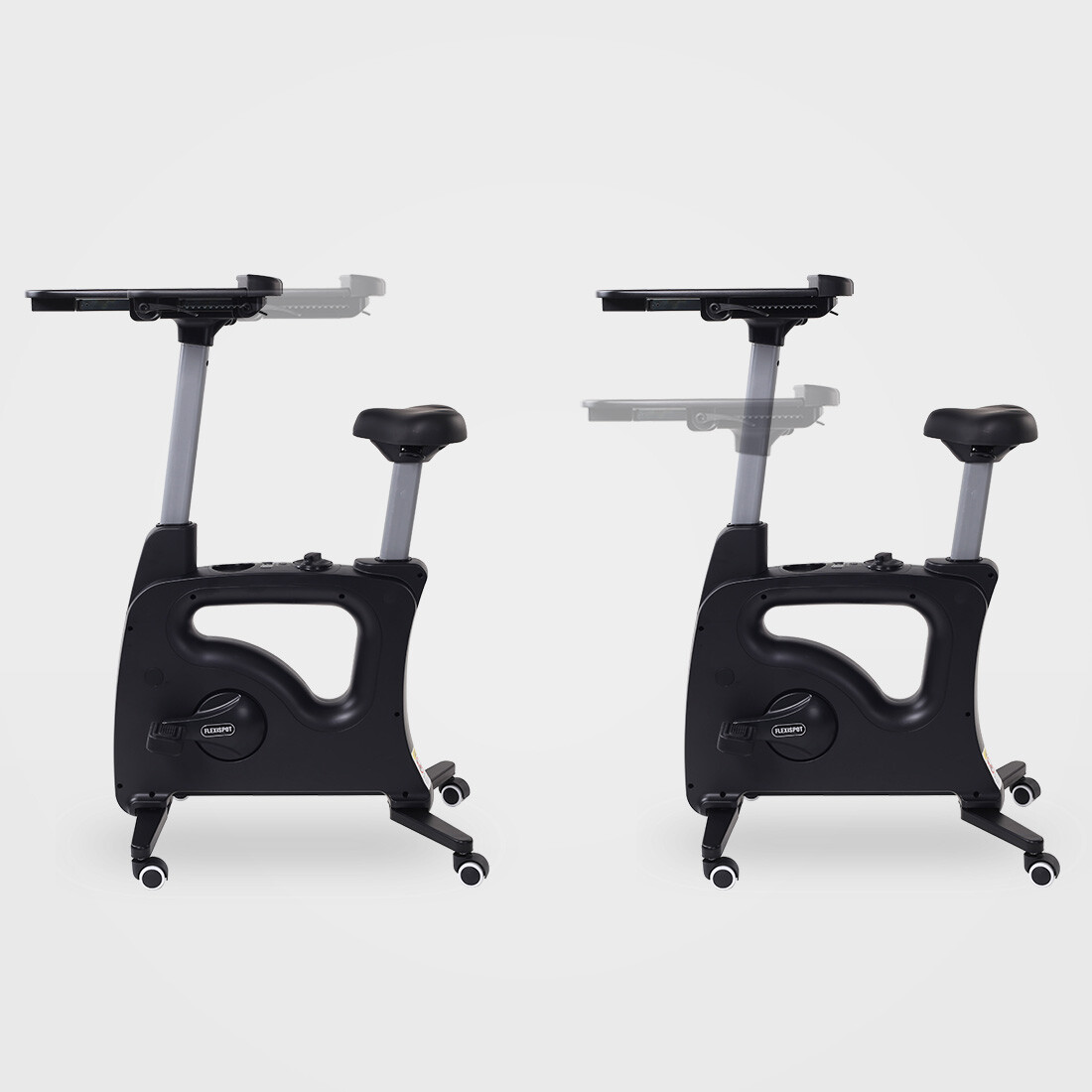 FlexiSpot Home Office Exercise Bike with Workstation Fitness Home Gym ...