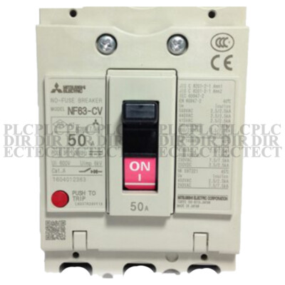NEW Mitsubishi NF63-CV Circuit Breaker 3P 50A | eBay