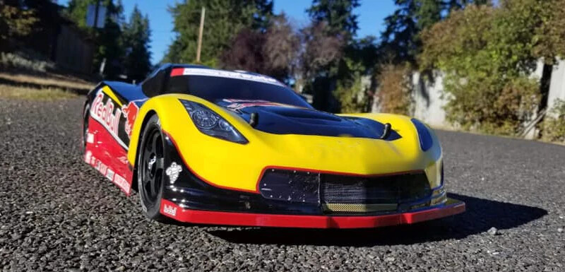 8503 BODY RC CORVETTE CR7 ARRMA INFRACTION, LIMITLESS SCALE 1/7+ masks ...