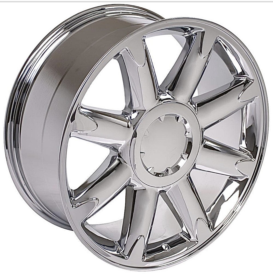 20” Chrome OE 5304 Replica Wheels fits 2019 Chevy Tahoe LTZ Suburban ...