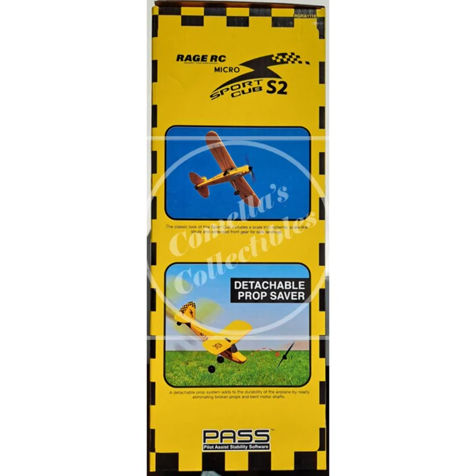 Rage RC Sport Cub 400 S2 Micro EP RTF Airplane w/ Pilot Assist PASS ...