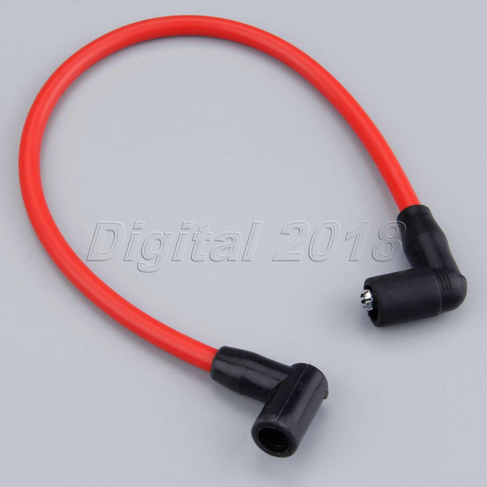 For Ford Racing 9mm RED Ignition Wire Set 5.8L 5.0L 302W 302 Spark Plug ...